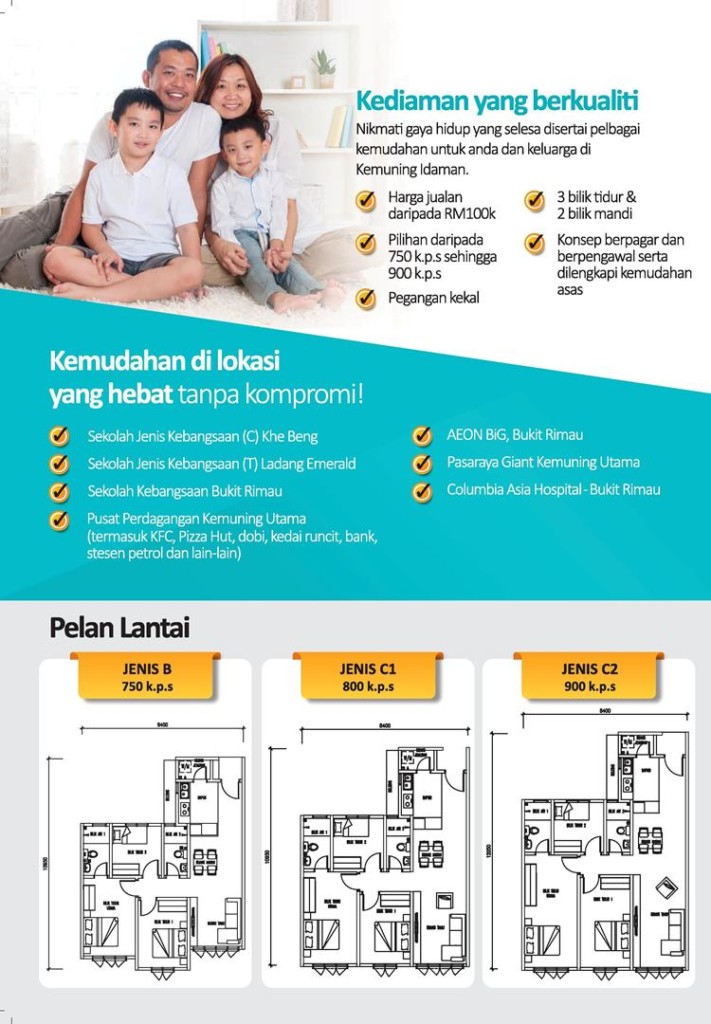 Rumah SelangorKu - Pangsapuri Kemuning Idaman, Shah Alam - PropPeek.com