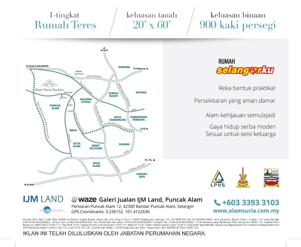 Taman Alam Suria, Shah Alam 2 - Rumah SelangorKu - PropPeek.com