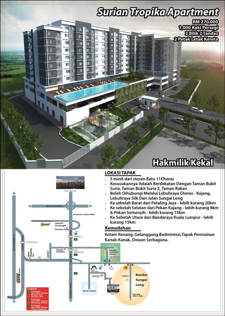 Surian Tropika Apartment, Sungai Long – Rumah Selangorku - PropPeek.com